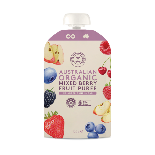 Australian Organic Food Co. Fruit Puree - Mixed Berry – AUS PANTRY