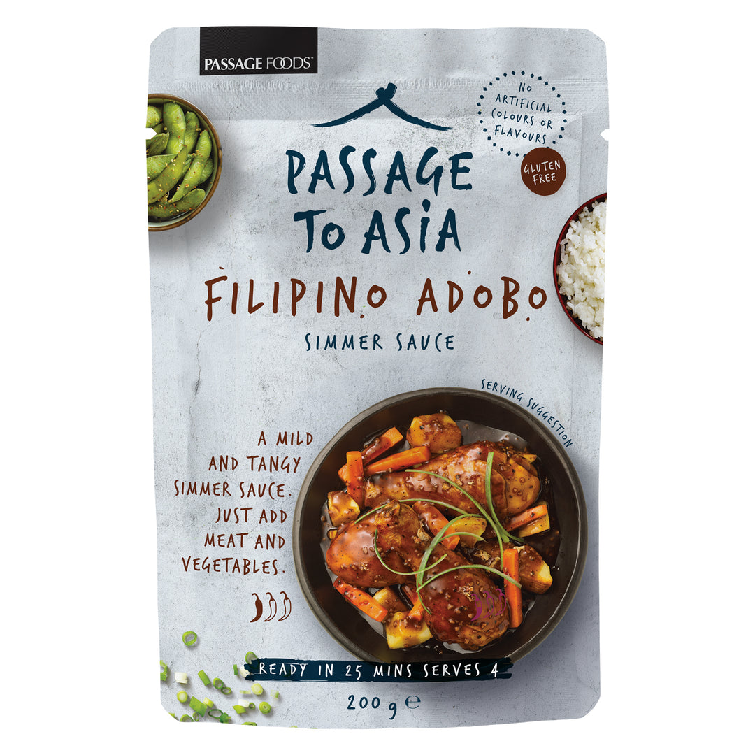 Passage to Asia - Filipino Adobo Simmer Sauce – AUS PANTRY