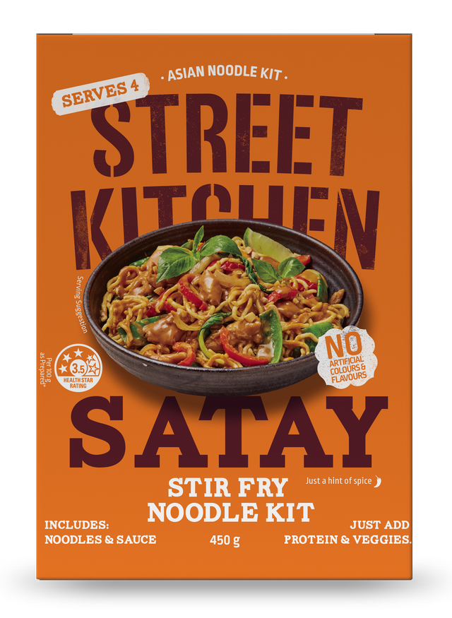 STREET KITCHEN - Satay Stir Fry Noodle Kit – AUS PANTRY