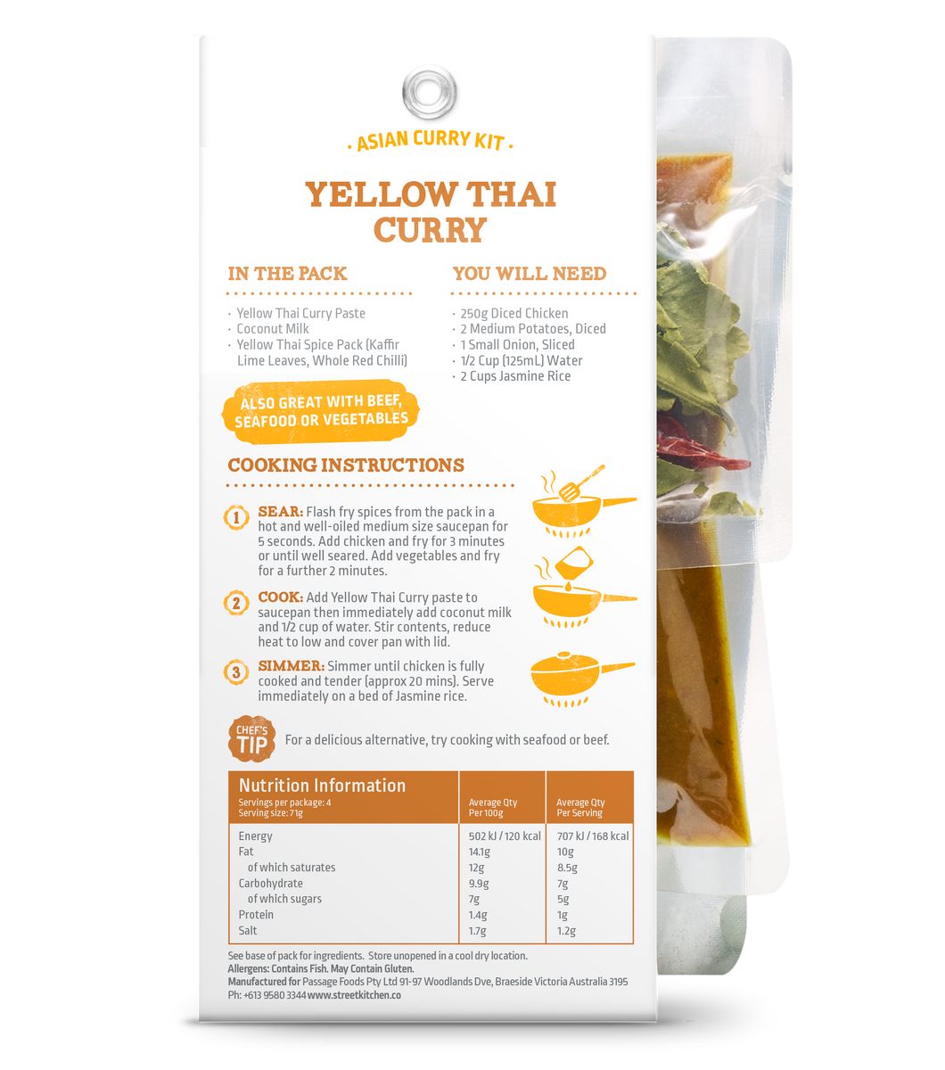 STREET KITCHEN Asia - Yellow Thai Curry – AUS PANTRY